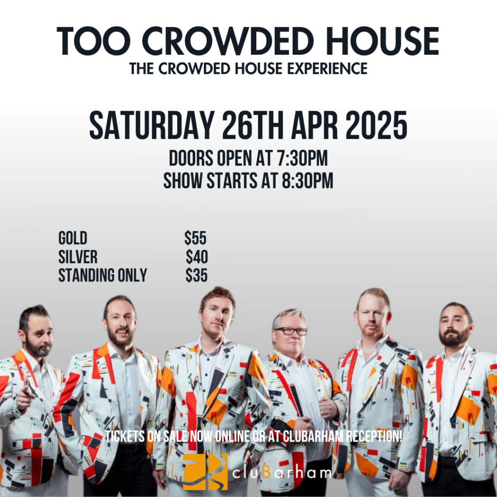 Too Crowded House – cluBarham