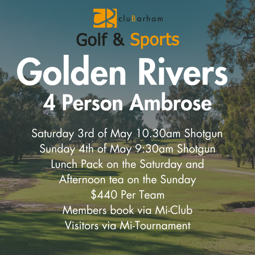 Golden Rivers Ambrose 2025 – cluBarham